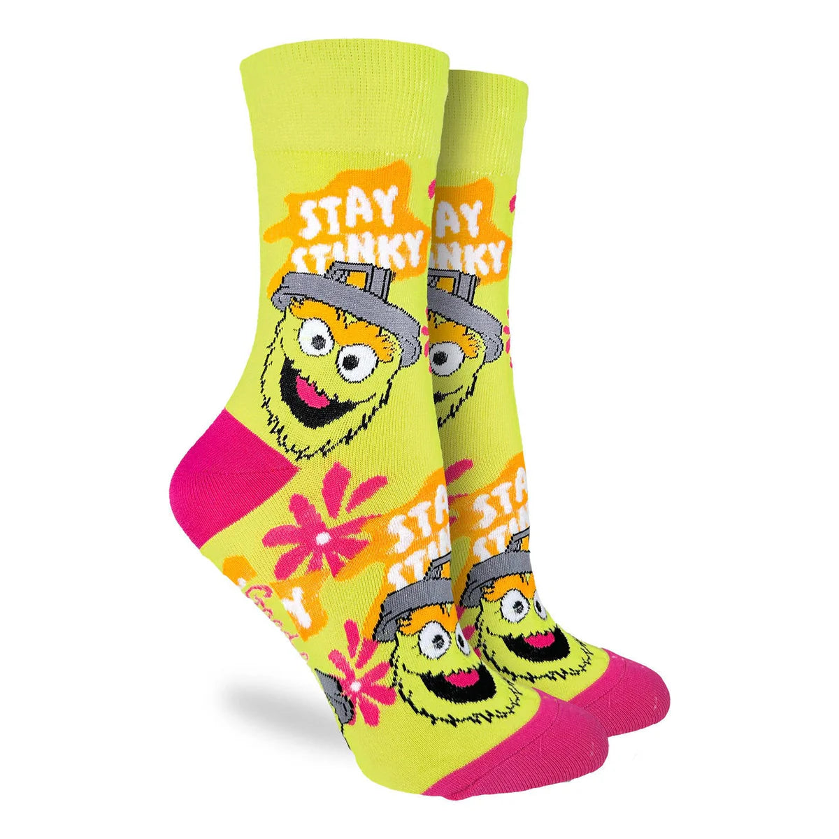 Socks - Small Crew - Sesame Street - Oscar Stay Stinky – Twisted Goods